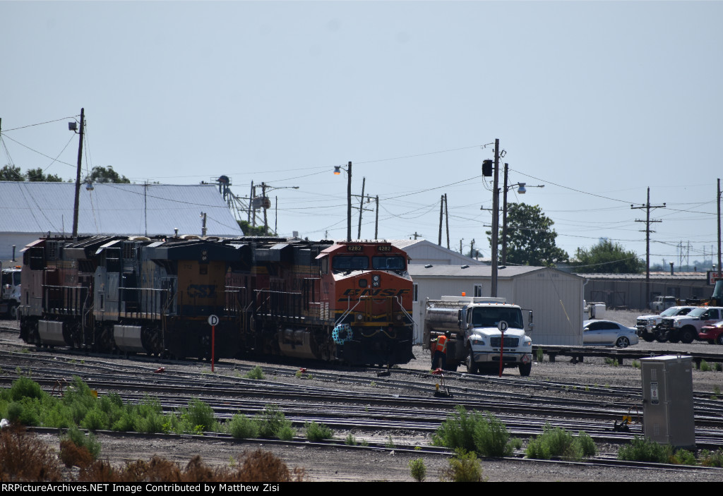 BNSF 4282 CSX 712 BNSF 3870